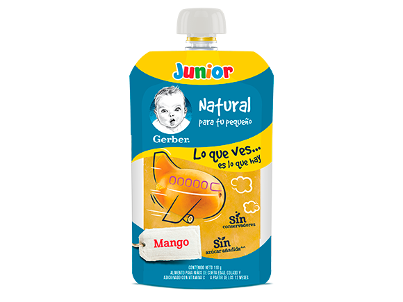 Gerber® Junior Pouch Mango 110g | Nestlé FamilyNes