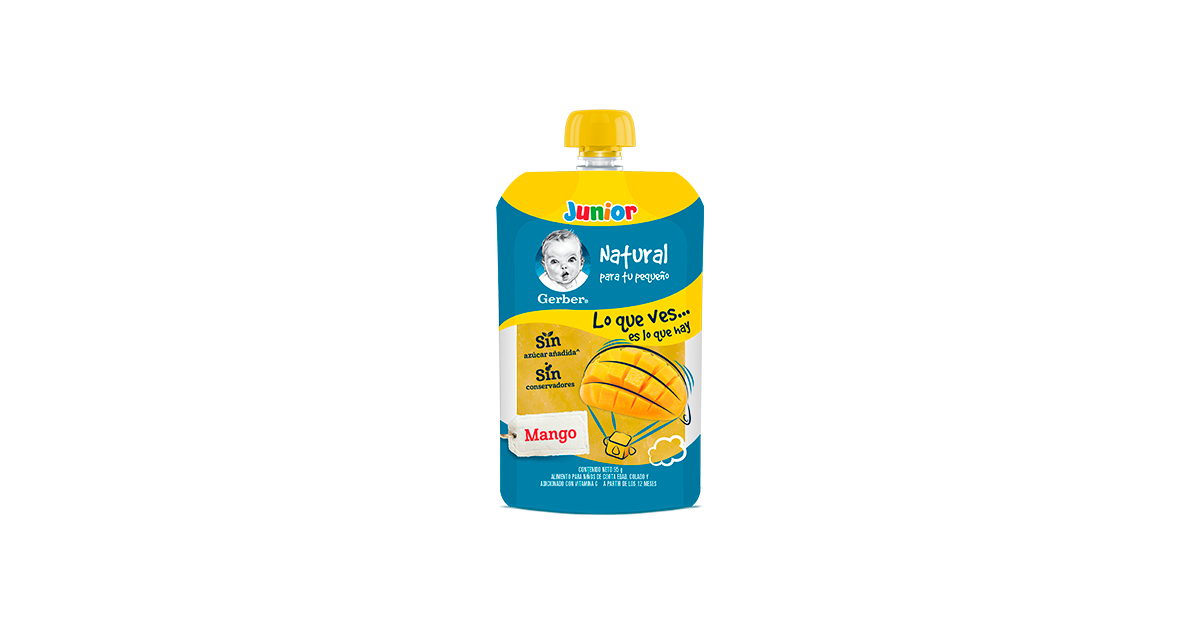Gerber® Junior Pouch Mango 95g | Nestlé FamilyNes